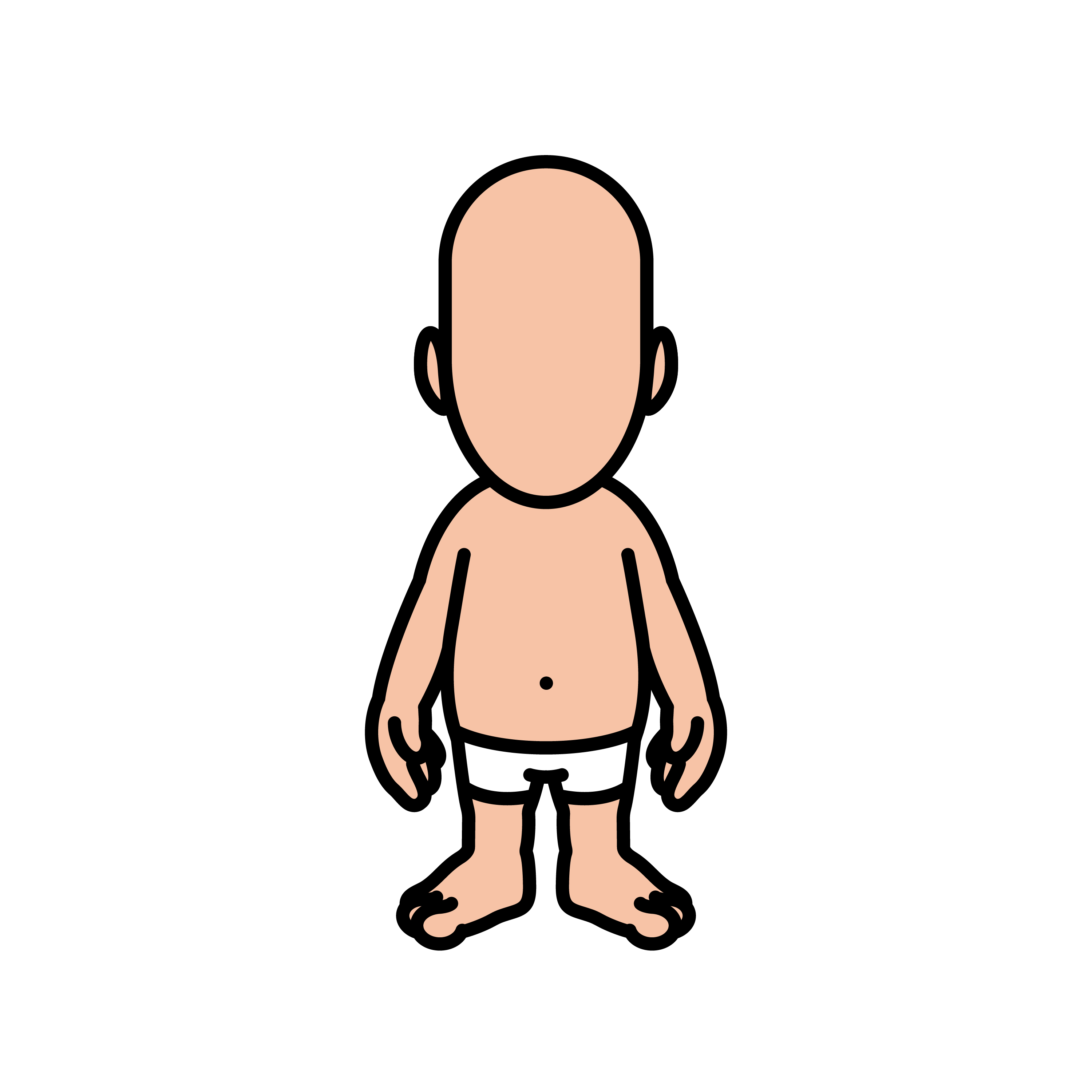 Light skin body – Styllar Avatars